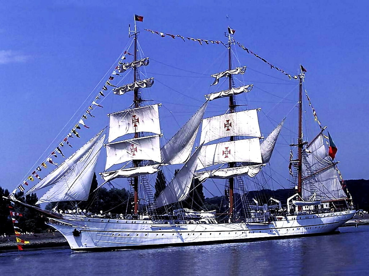 Foto para wallpaper Navio Alto, Barquentina, Veleiro | Baixar Grátis