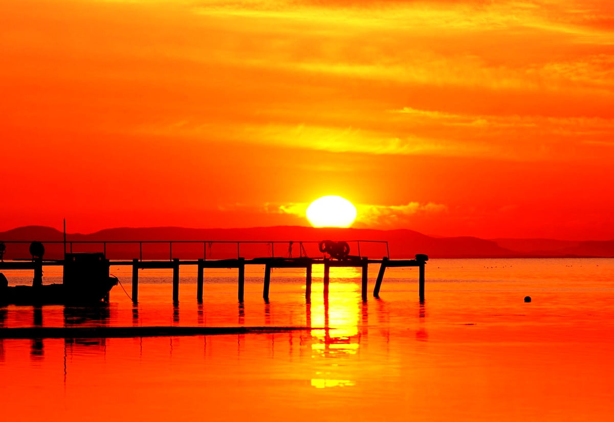 Imagem de plano de fundo Japão, Pôr Do Sol, Nascer Do Sol | Download Grátis